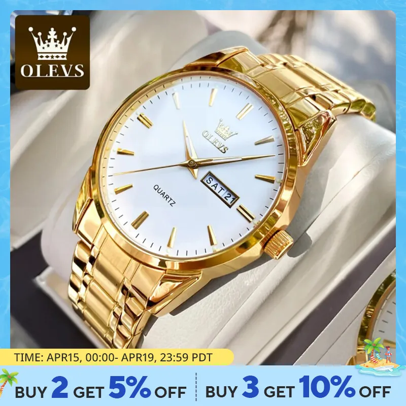 OLEVS-Classic-Gold-Wrist-Watches-For-Top-Brand-Luxury-Business-Date ...