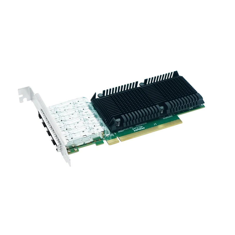 PCle x16 Quad-port 25G SFP28 Ethernet Network Adapter (Intel E810 Chip ...