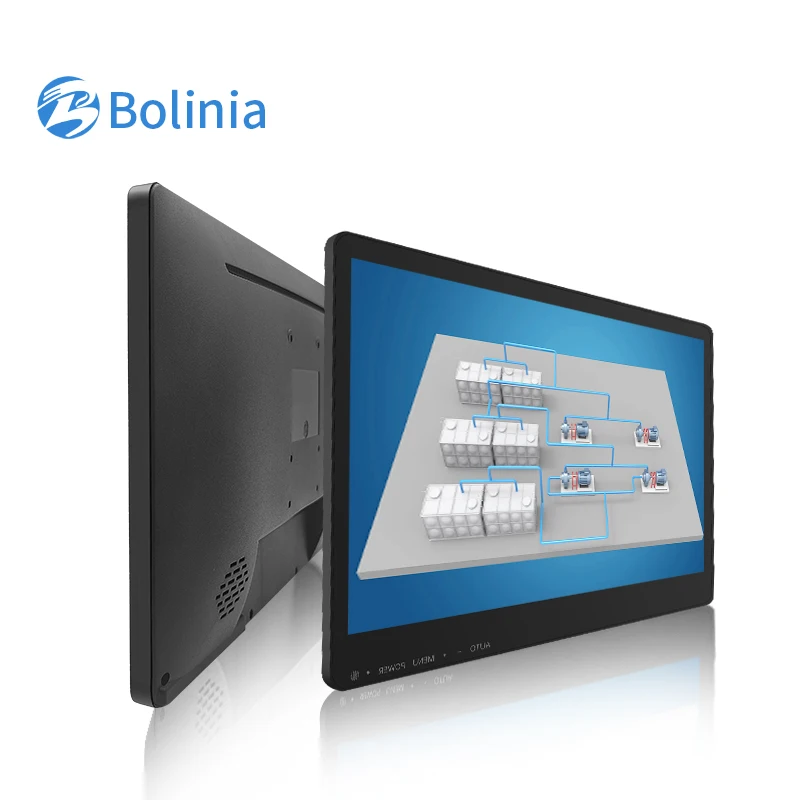 15.6 Inch Ips1920*1080 Pure Flat Screen Capacitive Touch Panel Monitor ...