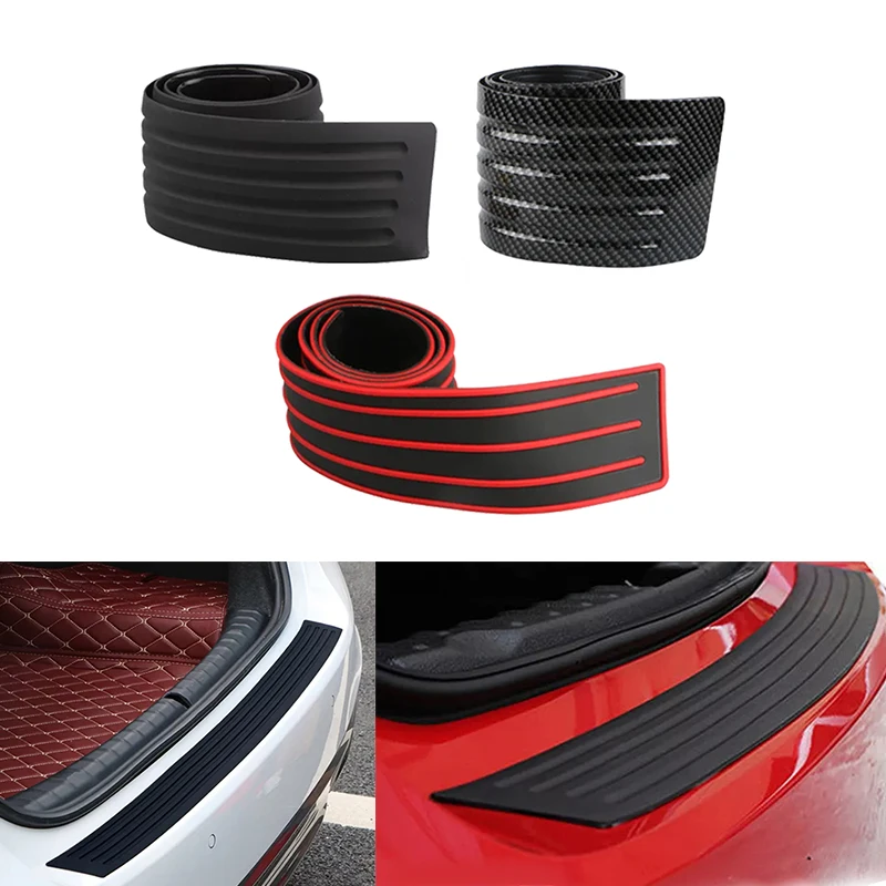 90CM-104CM-Universal-Trunk-Rear-Bumper-Rubber-Protector-Guard-Black ...