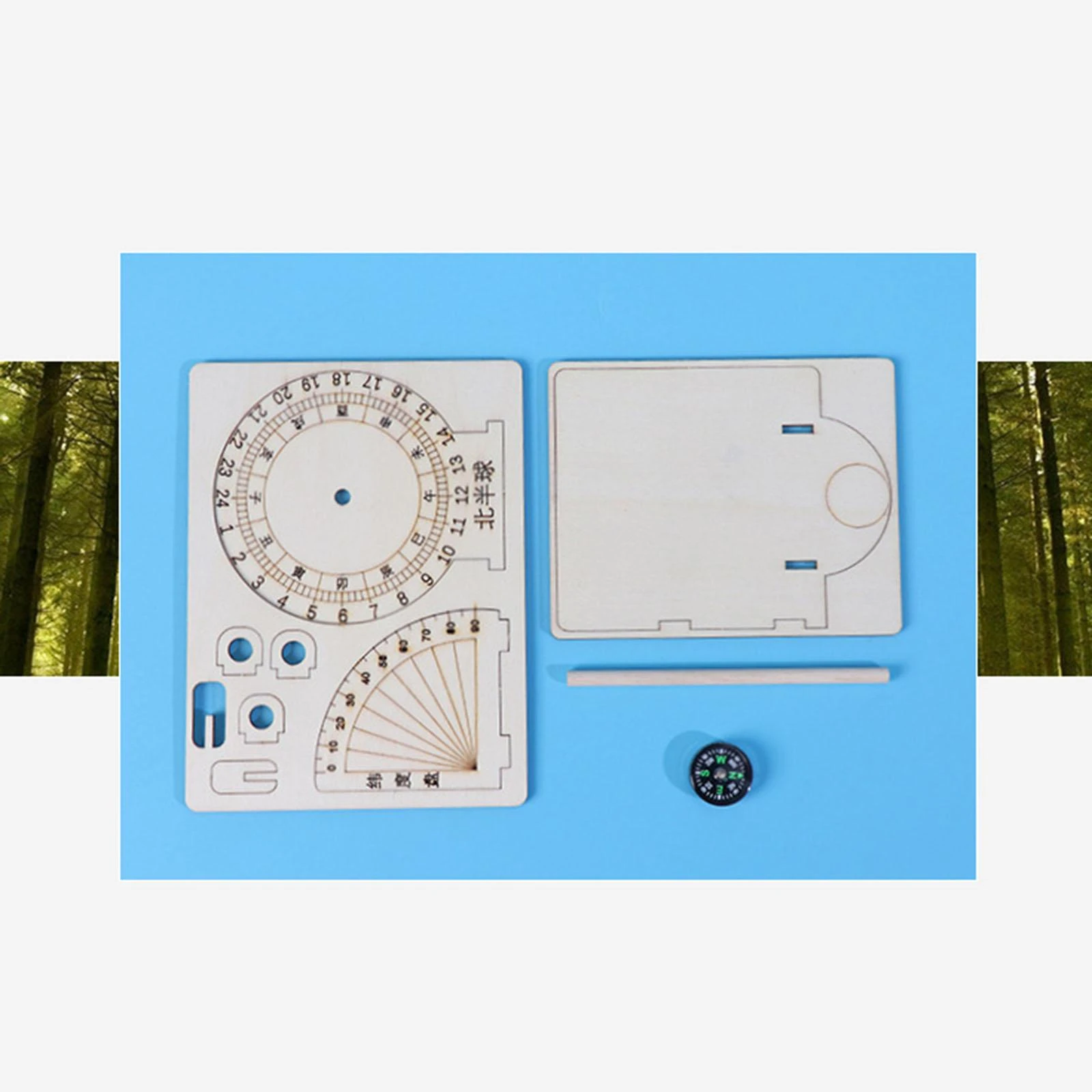 Equatorial Sundial Clock Scientific Experiment Kit Learning Educational ...