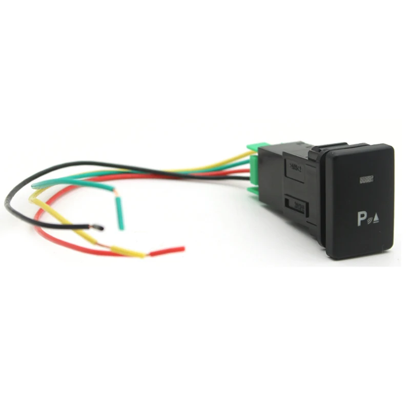 Blue-Light-Automobile-Parking-Radar-Sensor-Button-Switch-For-Toyota ...