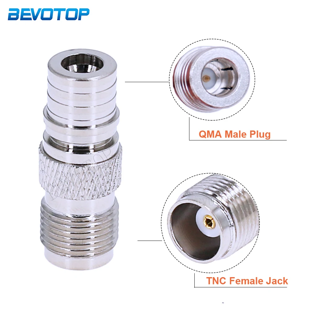 10Pcs-Lot-TNC-Female-Plug-to-QMA-Male-Straight-Adaptor-High-Quality50 ...