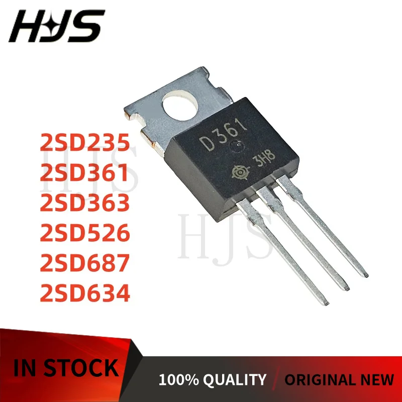 10PCS 2SD235 2SD687 2SD363 2SD361 2SD634 2SD526 D235 D687 D363 D361 ...