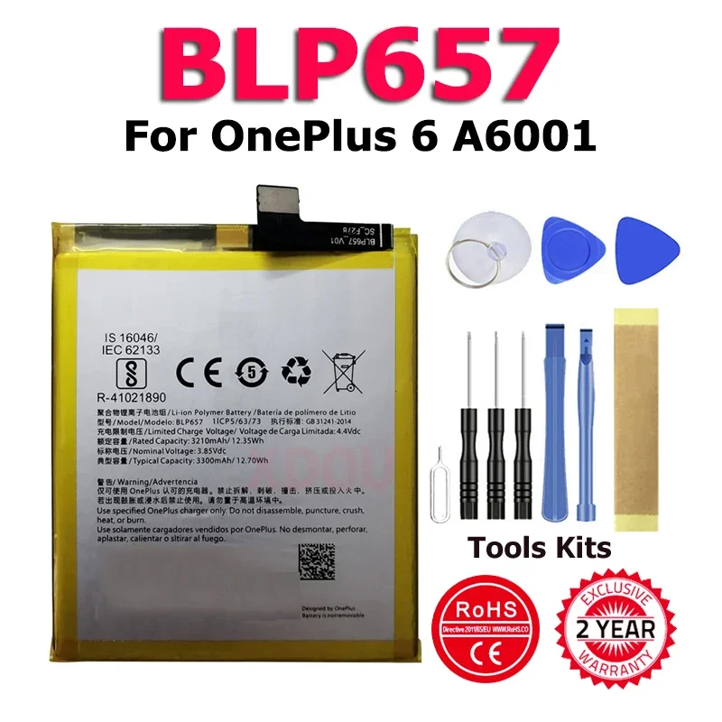 New-Phone-BLP657-Battery-For-For-OnePlus-6-OnePlus-Six-1-One-Plus-6 ...