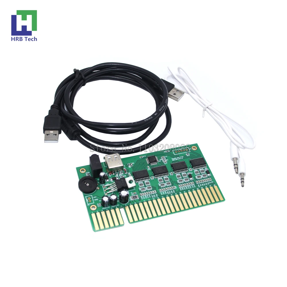 MAME-Game-Controller-PC-To-Jamma-Converter-PCB-With-USB-Audio-Cable-For ...