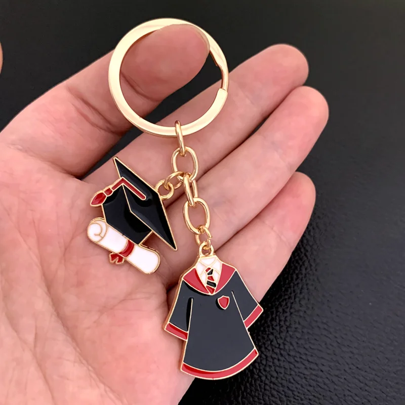 2023 new graduation ceremony keychain, graduation lovely enamel ...
