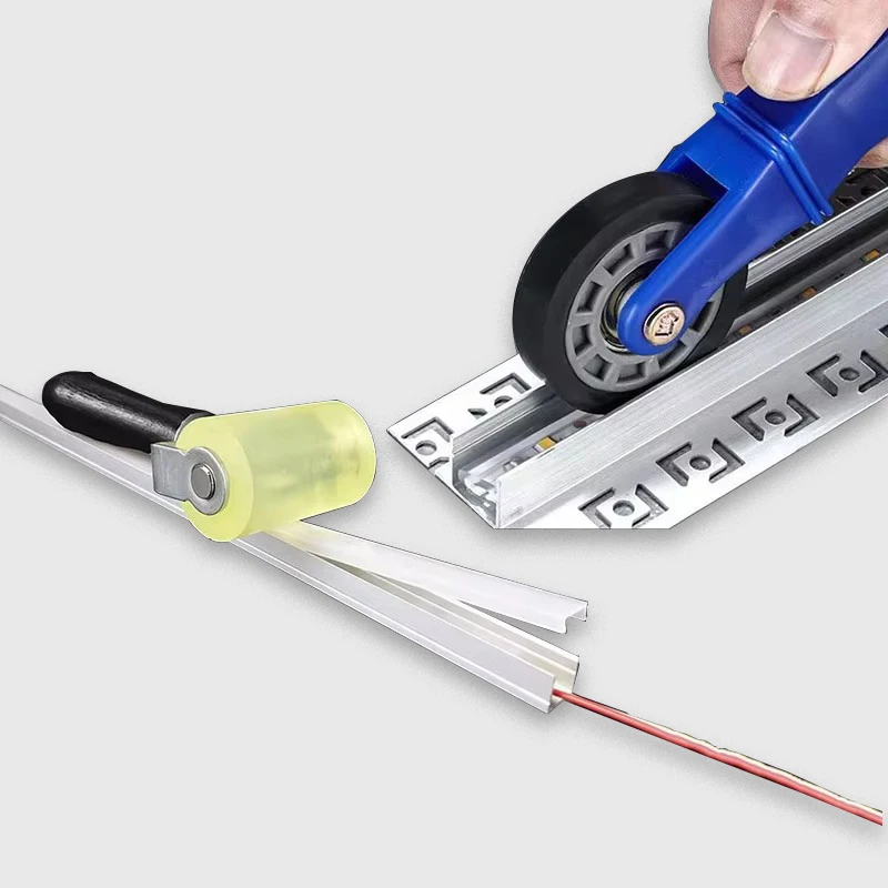 LED aluminum profile cover Roller LED strip install Tool accessory ...