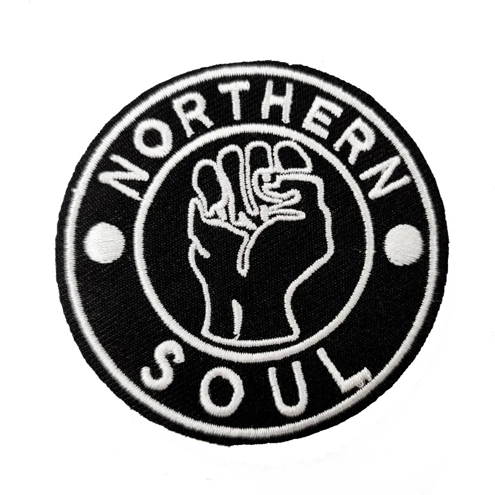 Northern Soul Music Band Iron On On Patch TRANSFER MOTIF APPLIQUE Rock ...