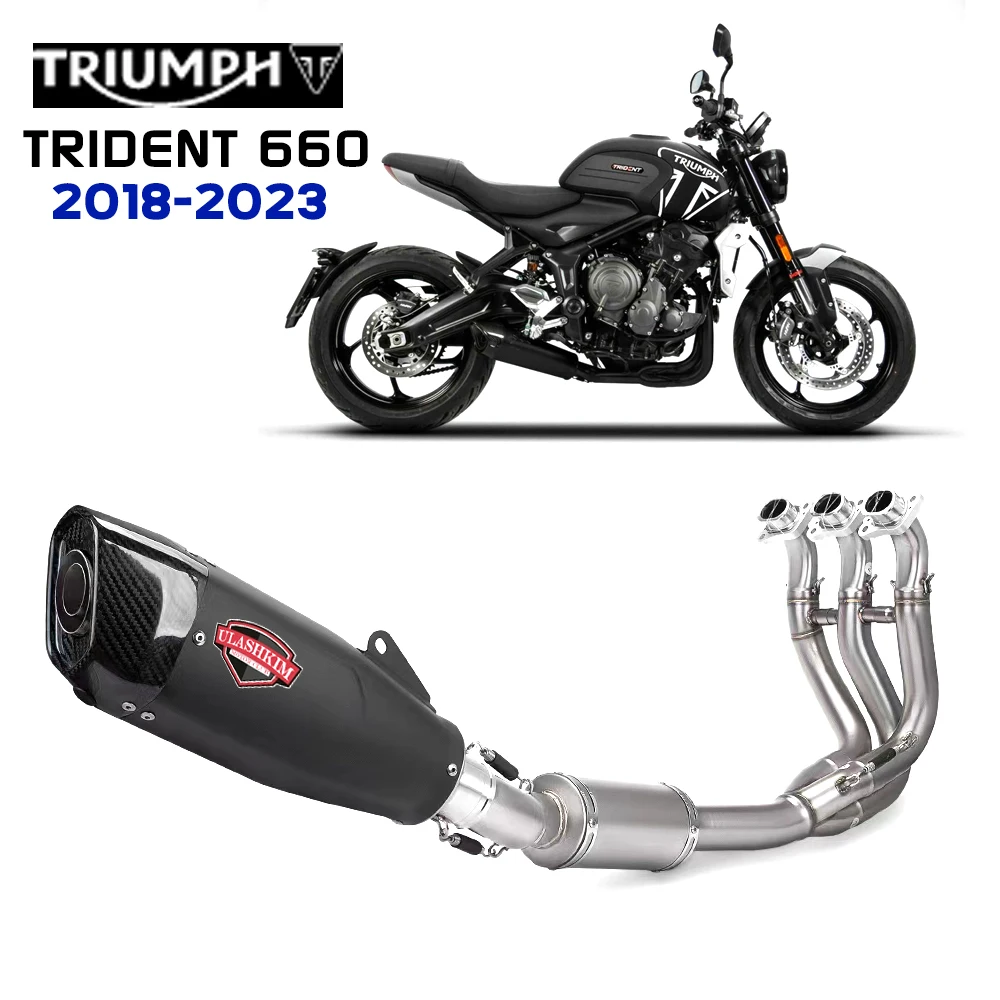 Motorcycle-Exhaust-Pipe-Exhaust-Stainless-Steel-For-TRIUMPH-Trident-660 ...