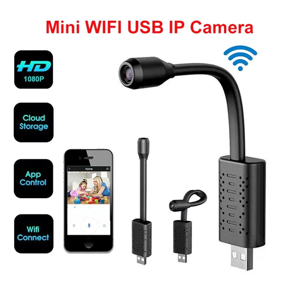 Mini-WiFi-Camera-USB-Camera-Full-HD-1080P-P2P-CCTV-SD-Card-Cloud ...