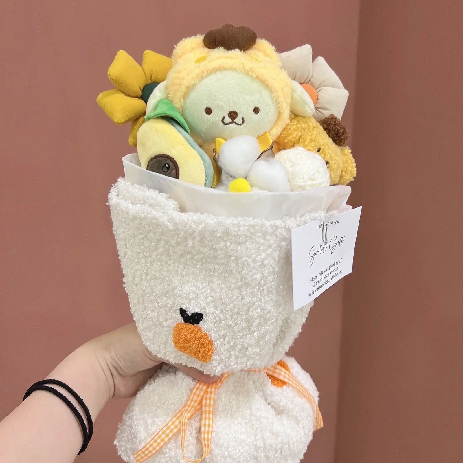 Cartoon Pompompurin Sanrio Kawaii Bouquet - KawaiiMerch.com