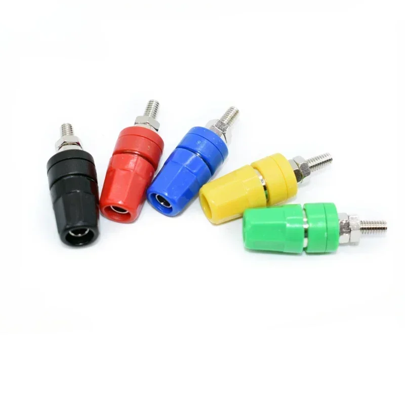 5pcs-M4X36-pure-copper-terminal-4mm-banana-Jack-Socket-20A-binding-post ...
