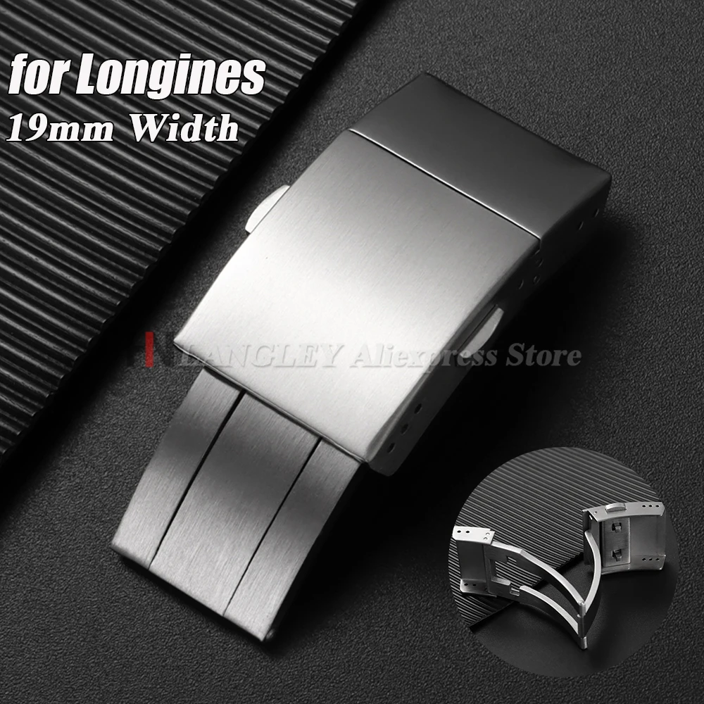 19mm Stainless Steel Watch Buckle for Longines for HydroConquest L3 ...