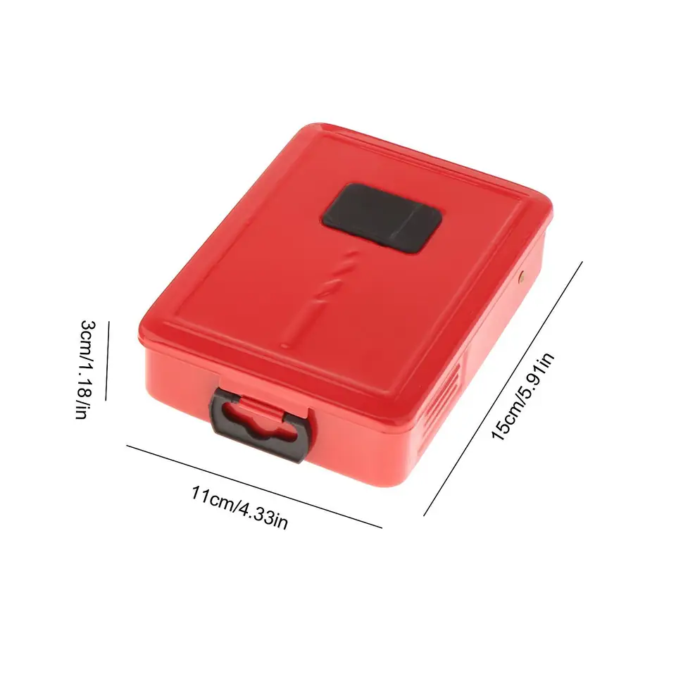 Drill Case 1-13mm Round Shape Hard Plastic Drill Storage Box Drill Bit ...
