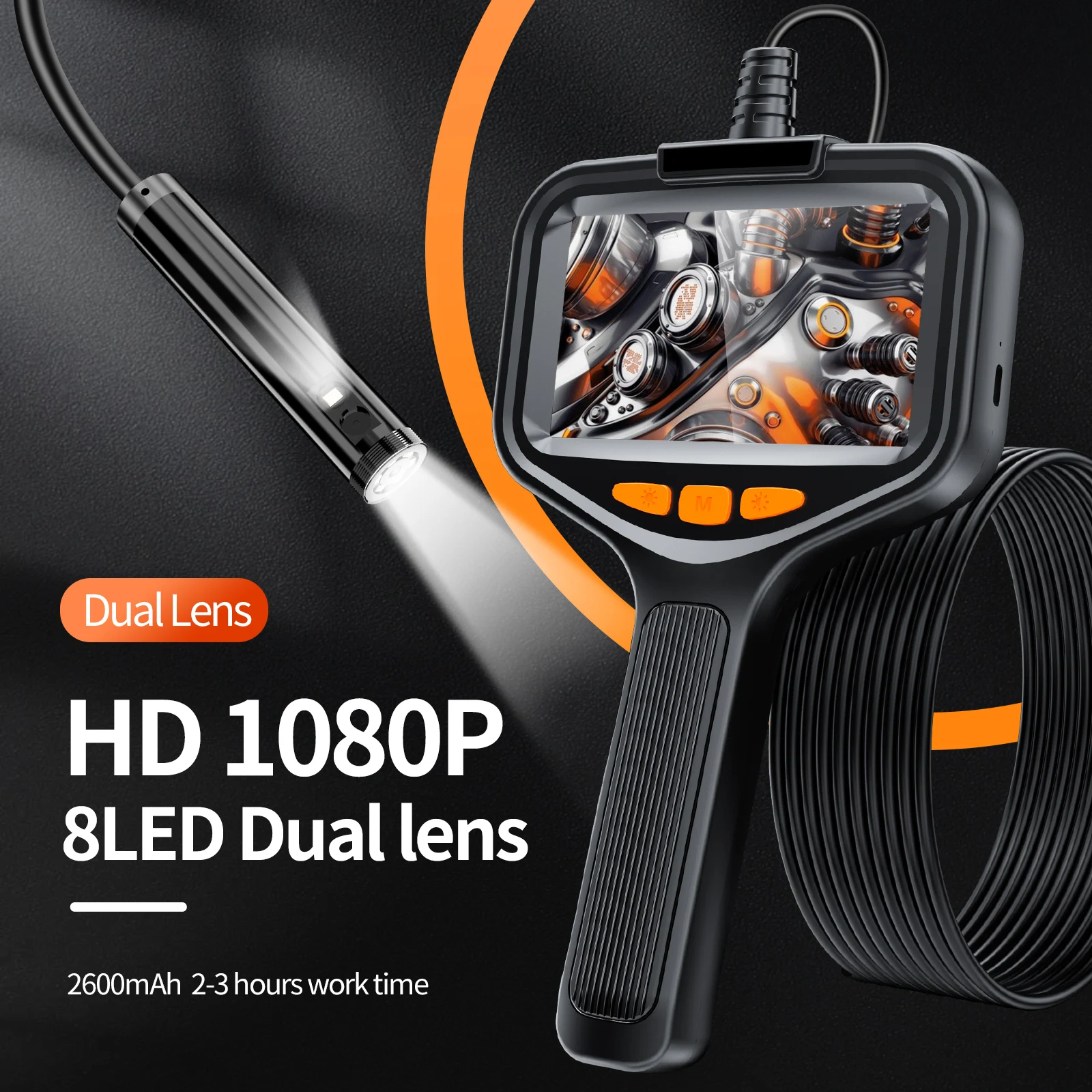 Single-Dual-Lens-Borescope-1080P-Sewer-Camera-with-4-3-LCD-Inspection ...