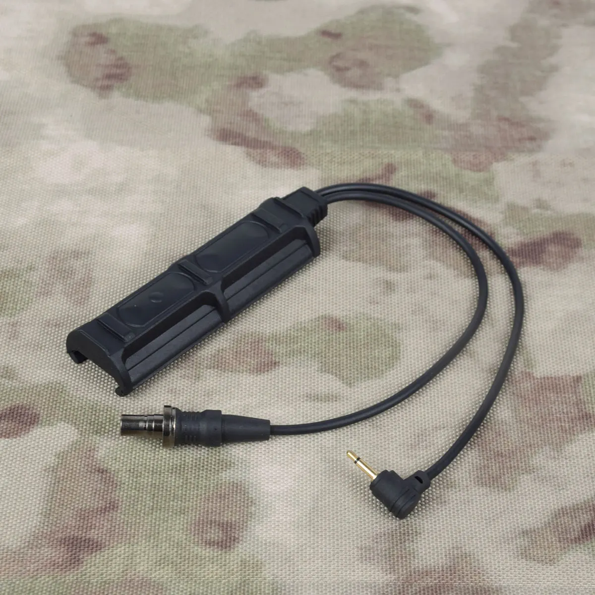 Tactical Softair PEQ Remote Dual Switch 2 Plug Military Pressure Pad Switch For PEQ 15 M3X DBAL ...