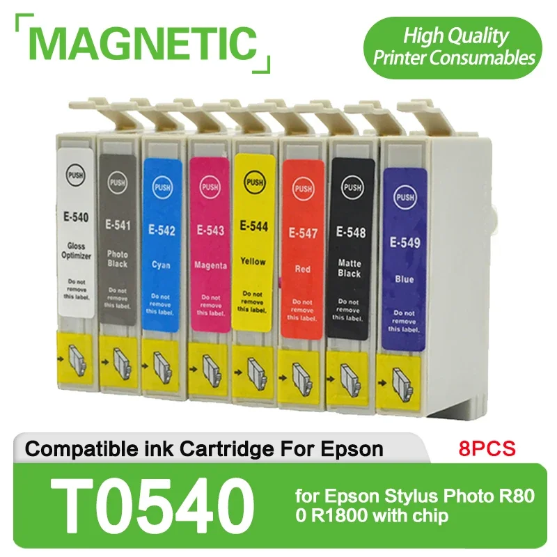 NW-8-Color-Cartridge-T0540-T0541-T0542-T0543-T0544-T0547-T0548-T0549 ...