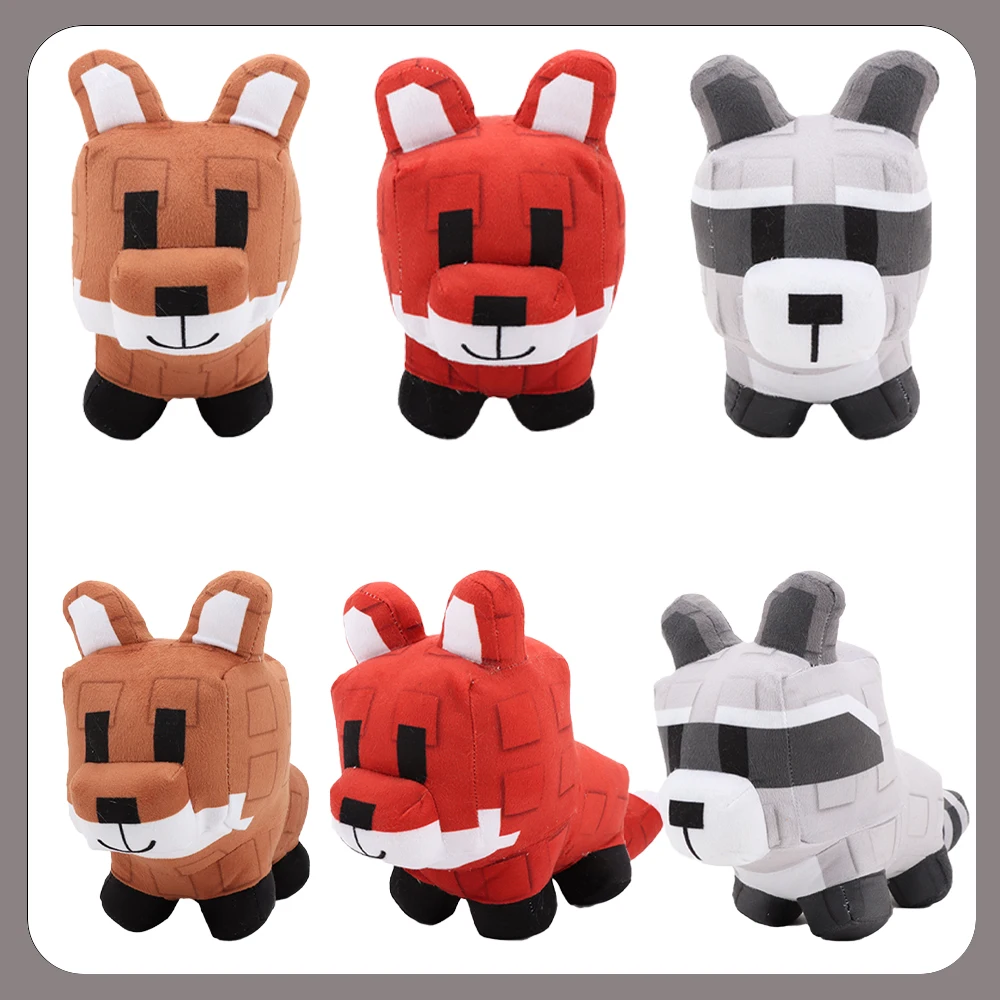27cm Grow A Garden Plush Raccoon and Fox Plush Toys Game Peripheral ...