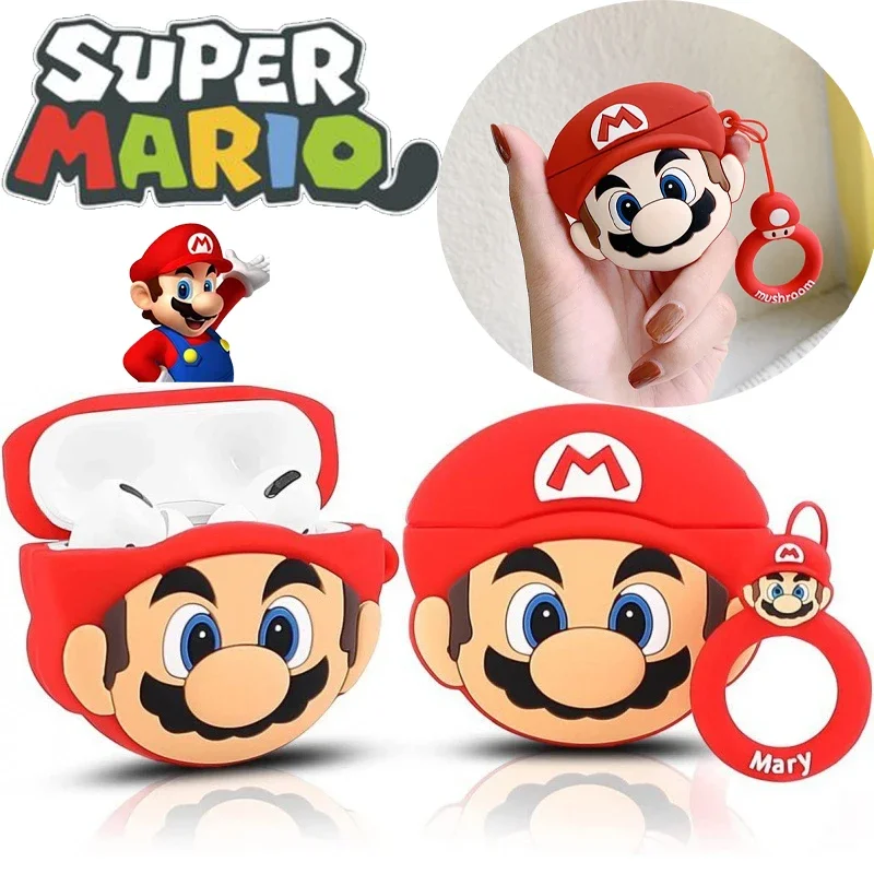 Super Mario Case for AirPods 1 2 3 3rd Case for AirPods Pro Fundas Case ...