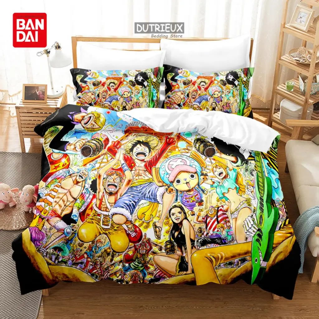 ONE-PIECE-Anime-Bedding-Set-Juvenile-Monkey-D-Luffy-Odyssey-Pattern ...