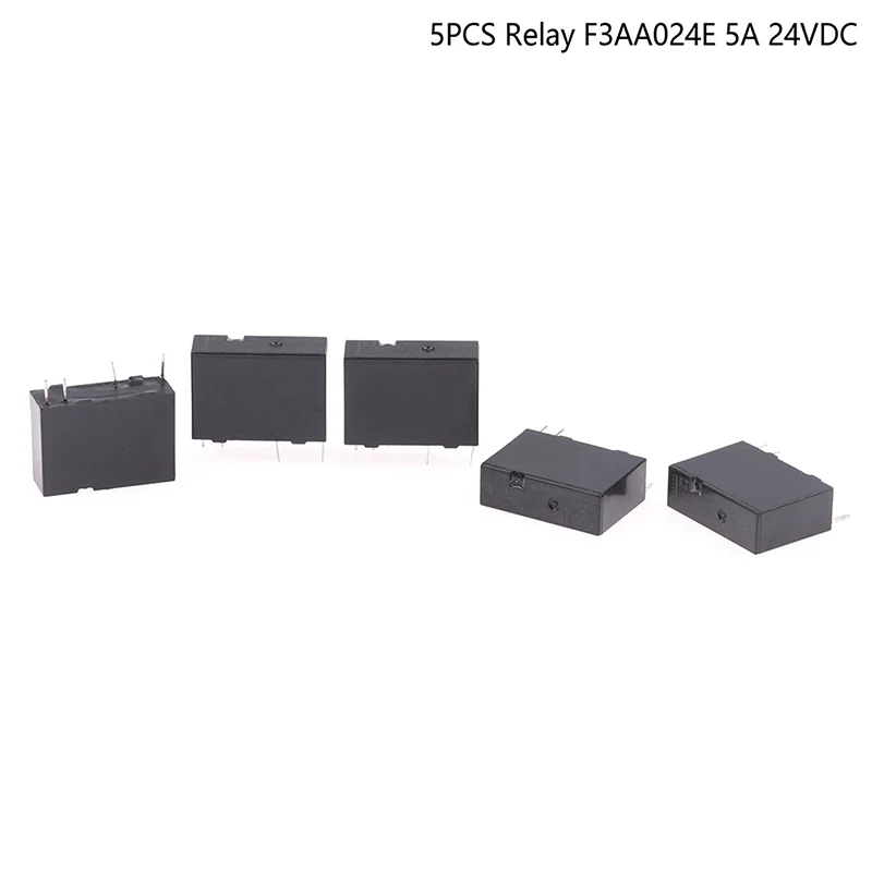 5PCS-24V-Relay-F3AA024E-5A-24VDC-F3AA012E-F3AA005E-Normally-Open-4-Feet ...