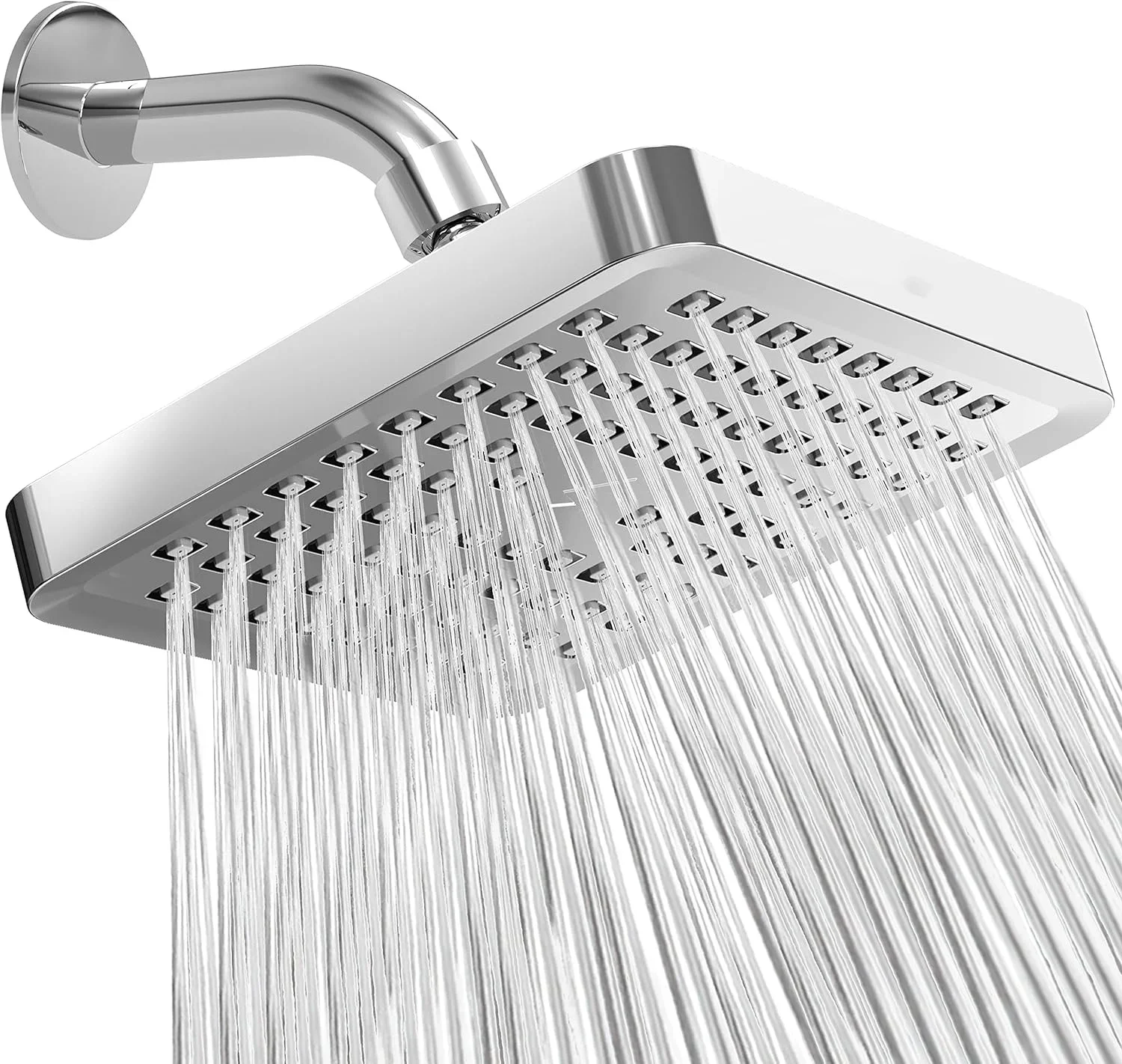 6-Square-High-Pressure-Showerhead-Water-Saving-Rainfall-Shower-System ...