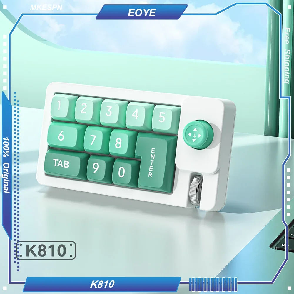 MKESPN-K810-Mini-Mechanical-Keyboard-Macro-Definition-Hot-Swappable-Wired-Type-C-Numeric-Keypad ...