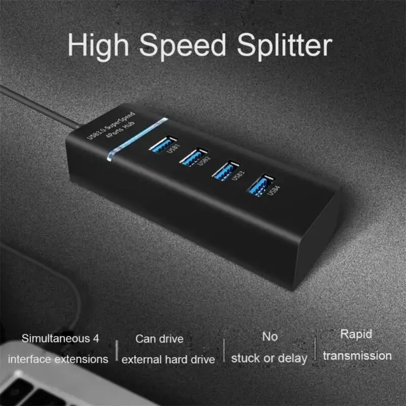 Hub-Usb-5Gbps-High-Speed-USB-Hub-3-0-Multiple-Port-For-PC-Computer ...