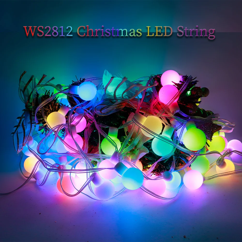 WS2812B Lights Christmas Ball Bubble WS2812 30/60leds/m Addressable led ...