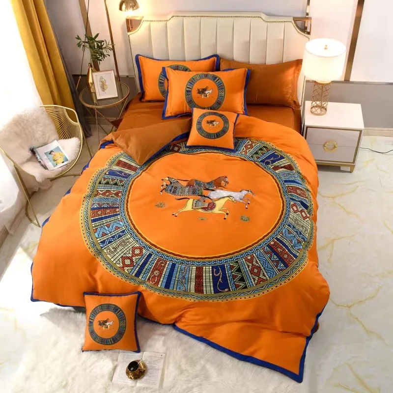 Bedding-Set-Cotton-Luxury-Royal-Europe-Italy-King-Queen-Size-3D-Brand ...