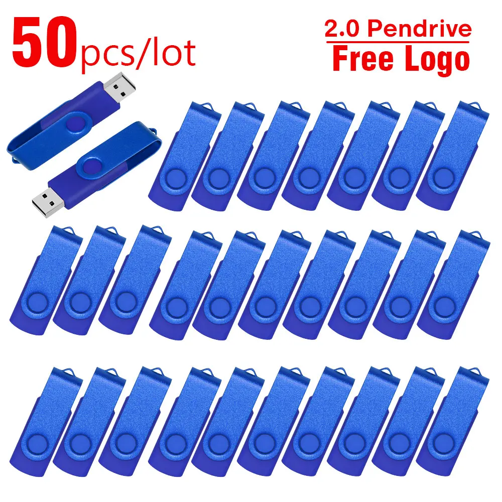 50PCS USB2.0 Flash Drive Pen Drive 4GB 8GB 16GB 32GB 64GB High Speed ...