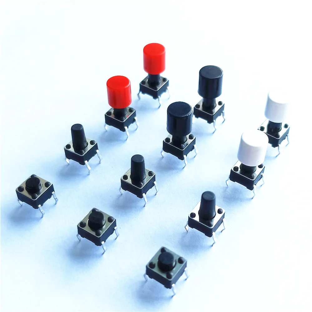 20pcs-lot-6x6mm-10Sizes-4PIN-Tactile-Tact-Push-Button-Micro-Switchs ...