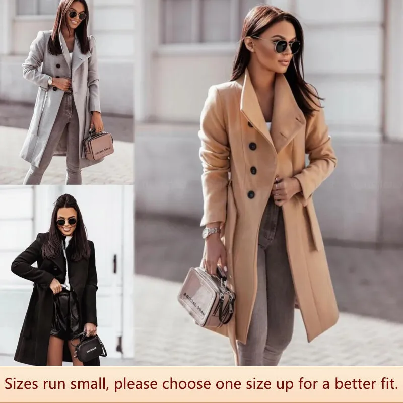 Jaqueta-de-l-de-comprimento-m-dio-feminina-casaco-grande-fita-colorida ...