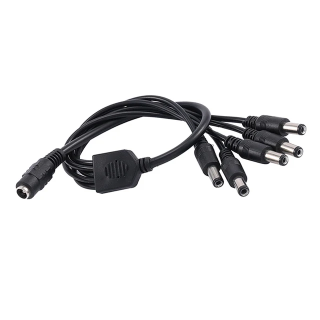 Dc Splitter Cable Splitter Xenocam 2Pack 1 To 4 Way Port DC Power Split ...