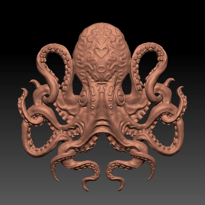 3d-STL-Model-Octopus-for-CNC-Router-Engraver-Carving-Machine-Relief ...