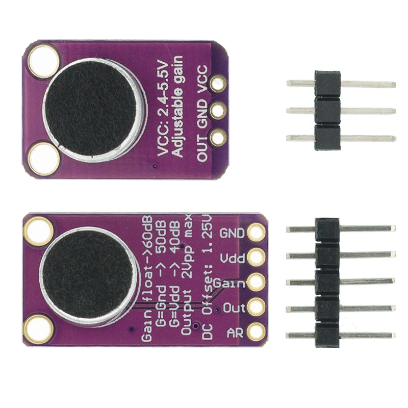 Gy-max4466 Electret Microphone Amplifier Max4466 Adjustable Amplifier ...