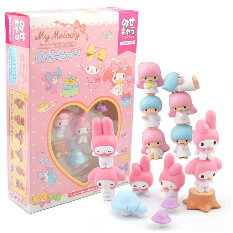 Sanrio-My-Melody-Little-Twins-Star-Anime-Figure-Kawaii-Cute-Action ...