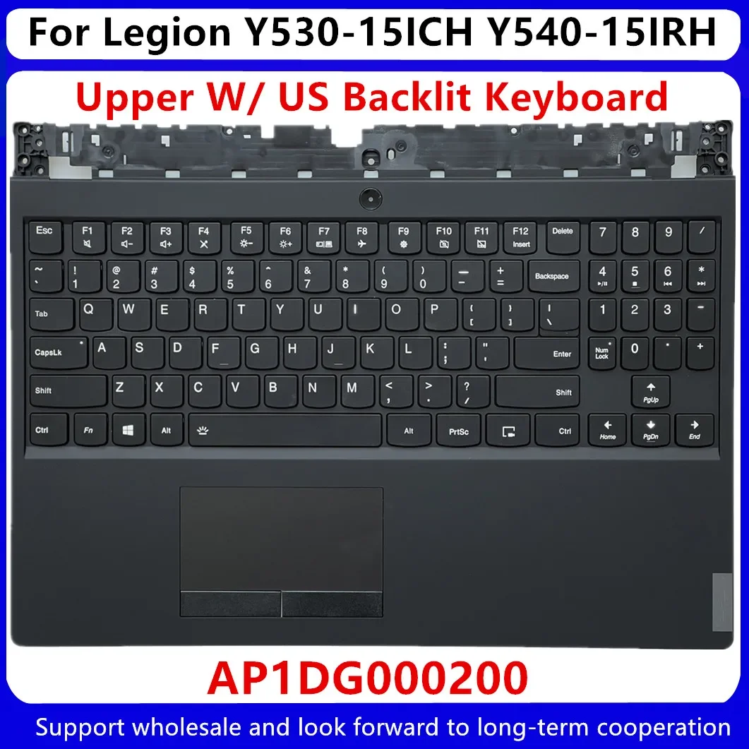 New-For-Lenovo-Legion-Y530-15ICH-Y540-15IRH-Upper-Case-Palmrest-With-US ...