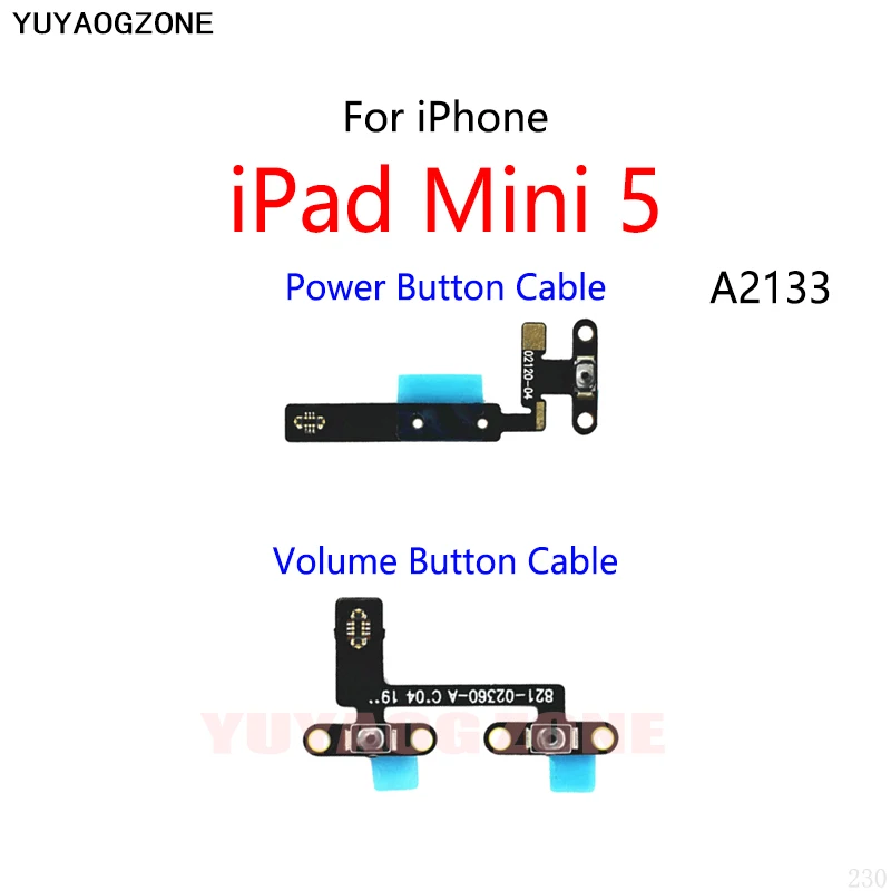 Power Button Switch Volume Mute Button On / Off Flex Cable For Ipad Mini 5 A2133 - Mobile Phone ...