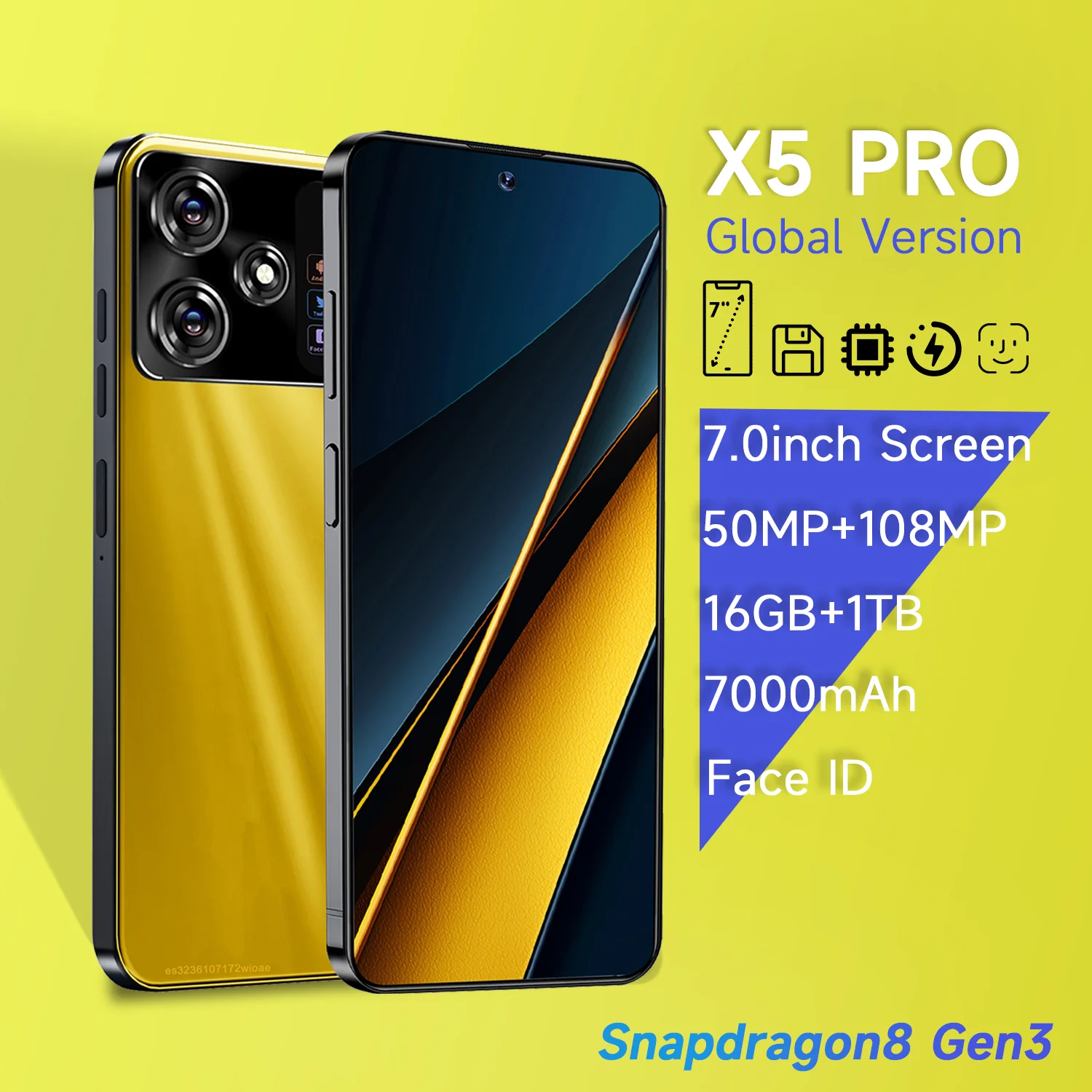 Smartphone-Android-Vers-o-Global-X5-Pro-Celular-Snapdragon-8-Gen-3-16 ...