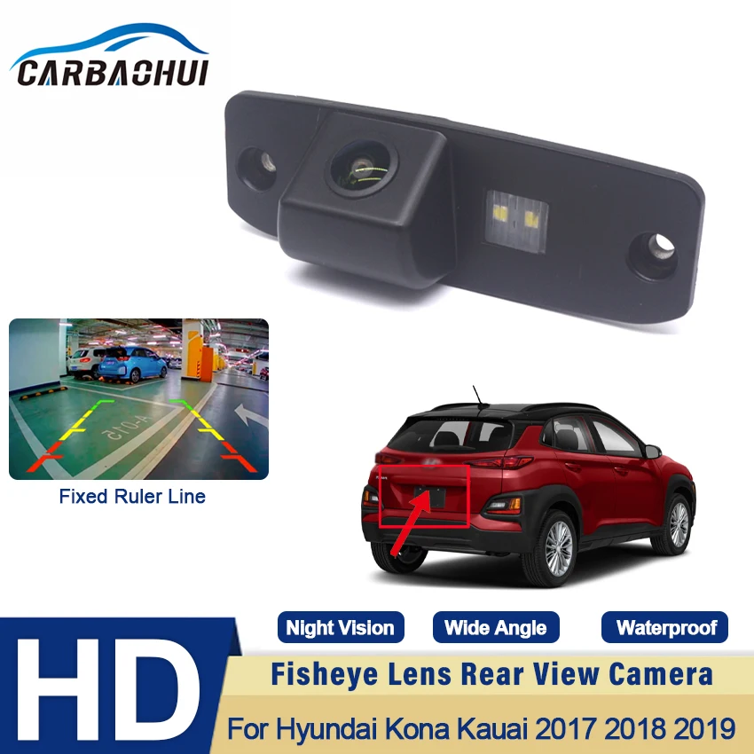 C-mera-de-vis-o-traseira-CCD-Full-HD-Fisheye-para-Hyundai-Kona-Kona ...