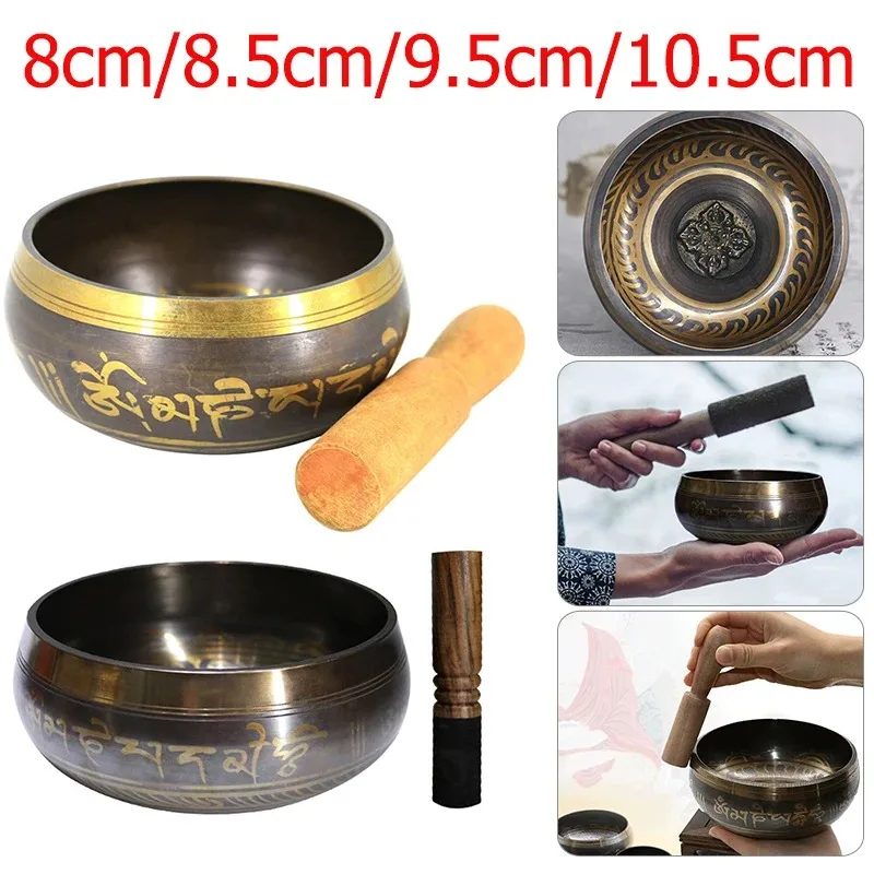 Tibetan Chime Singing Bowl Striker Handmade Buddha Yoga Meditation ...
