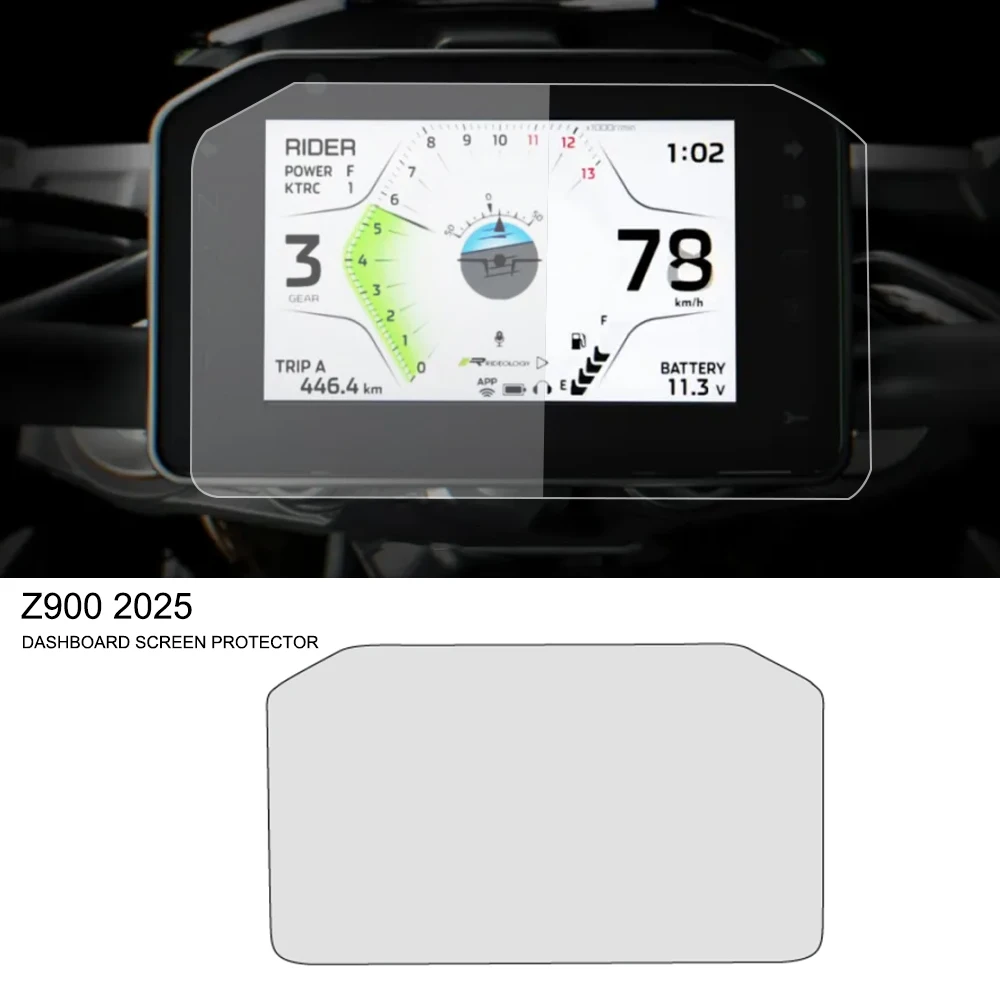 Accesorios 2025 Z900, tablero de pantalla de panel de arañazos para ...
