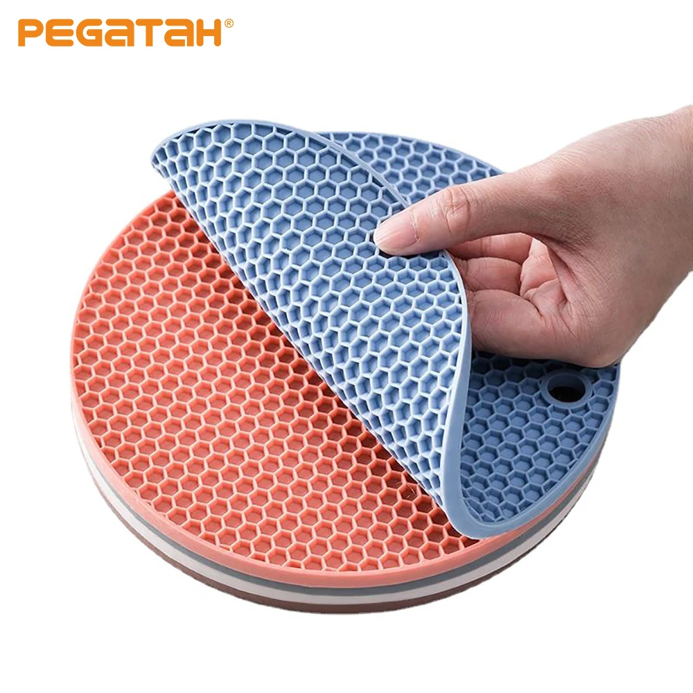 Multifunctional-Round-Heat-Resistant-Silicone-Mat-Cup-Coasters-Non-slip ...