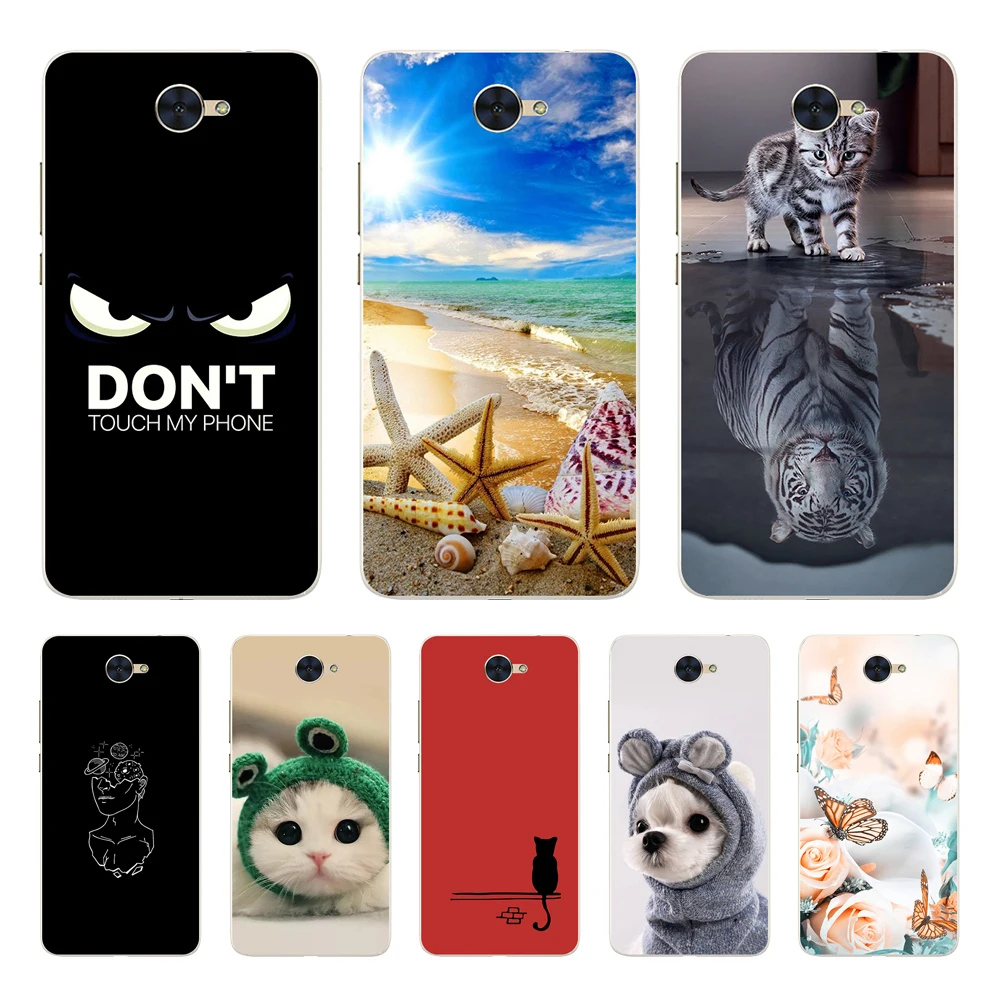 Case-for-Huawei-Y7-2017-Case-Silicone-TPU-Back-Cover-Phone-Cases-For ...