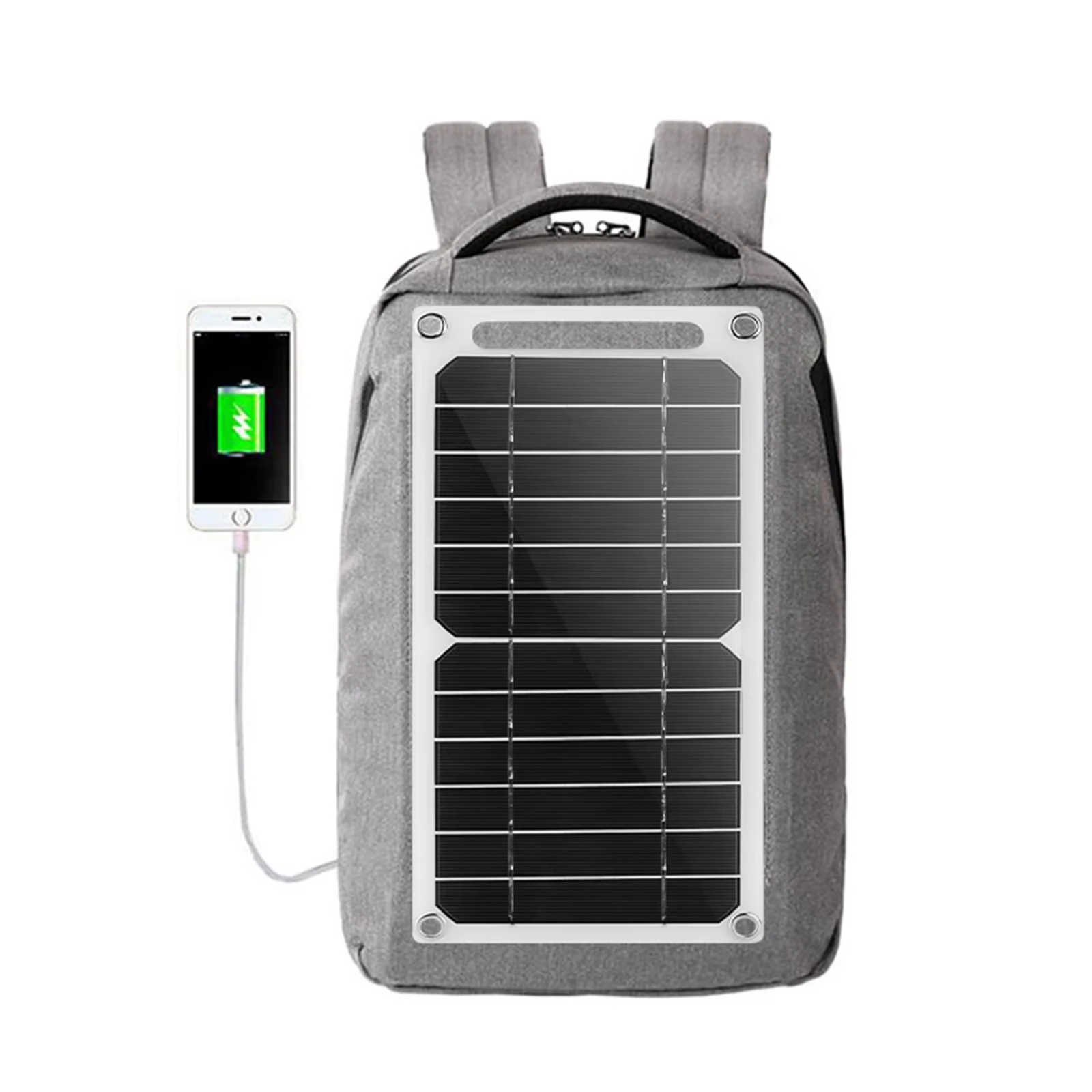 12V Solar Cells 6W Small Solar Panel Light USB Power Bank Battery ...