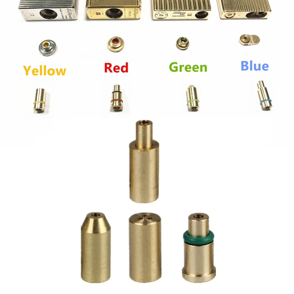 4pcs-Set-Reusable-Copper-Nozzle-Refillable-Gas-Adapter-For-Dupont-L1-L2 ...