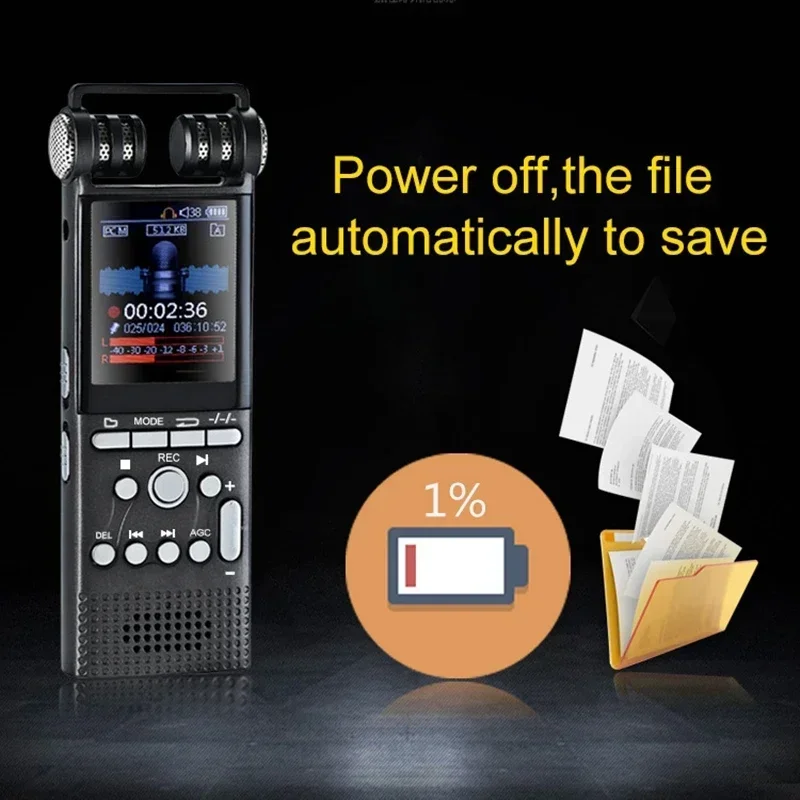Professional-Voice-Recording-Activated-Digital-Audio-Recorder-Usb-Non ...