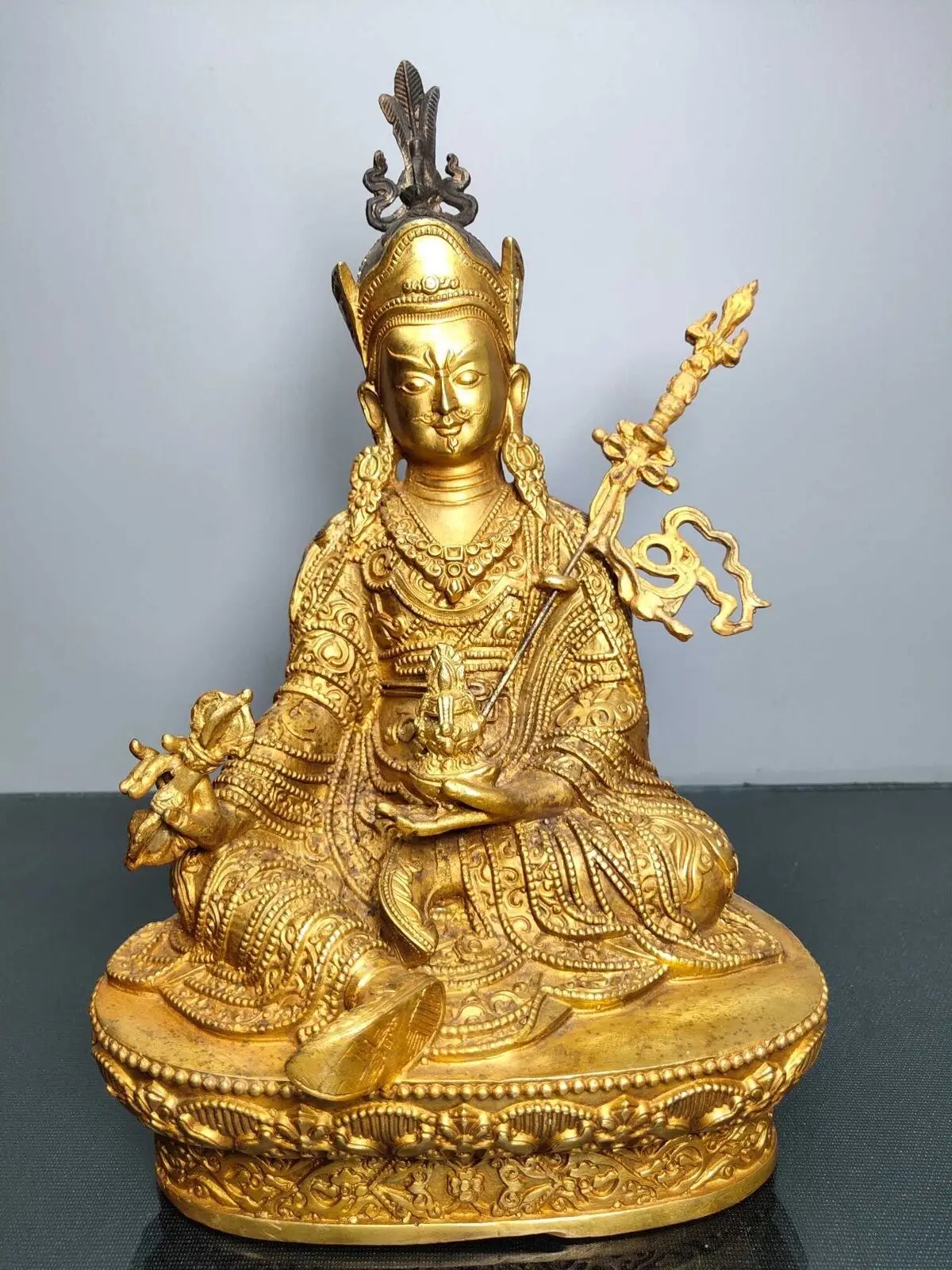 Orgyen-menla-Guru-Padmasambhava-Rinpoche-Buddha-Statue-Vajra-monks ...